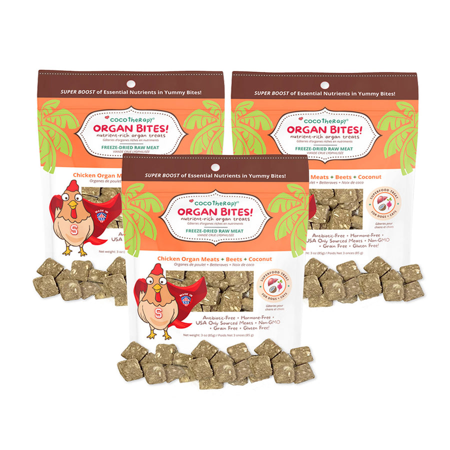 Freeze Dried Chicken Organ Treats for Dogs and Cats | Raw Organ Bites ...